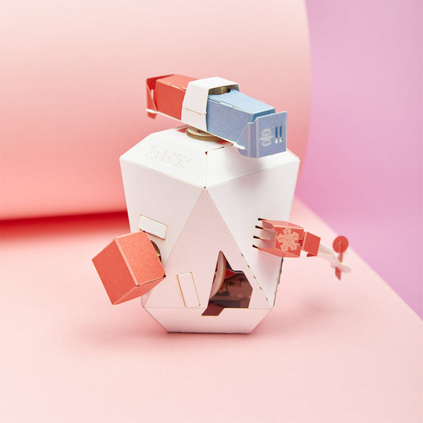 ROBOTRY Moving Paper Robots Making Kit - Learn Very Basic 5 Robot Mech ...